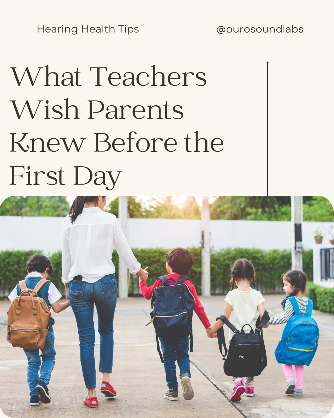 What Teachers Wish Parents Knew Before the First Day – Puro Sound Labs