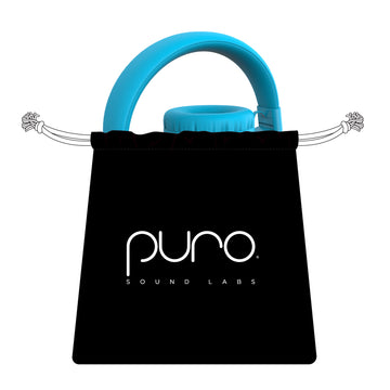 PuroBasic Volume Limited Wired Headphones for Kids With Microphone ...